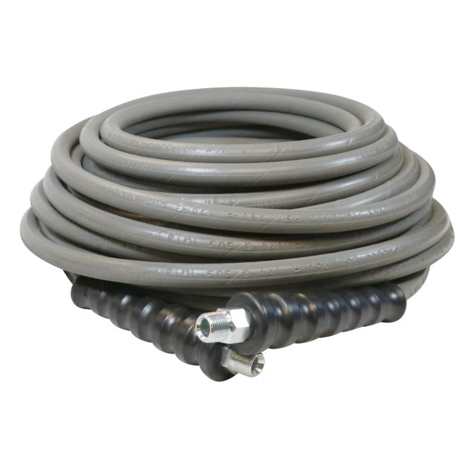 75-Foot 4,000 PSI Gray Power Wash Hose 1-Wire 75' – AgFinium